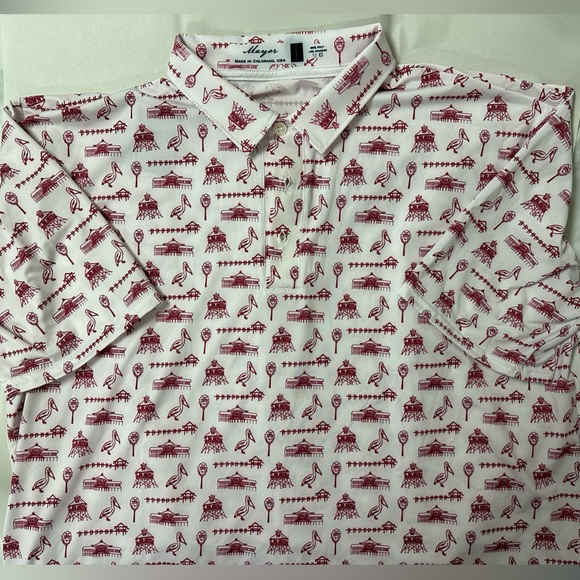 Mayor | Shirts | Nwt Mayor Interwoven Xl Red Polo Made In Colorado Usa ...